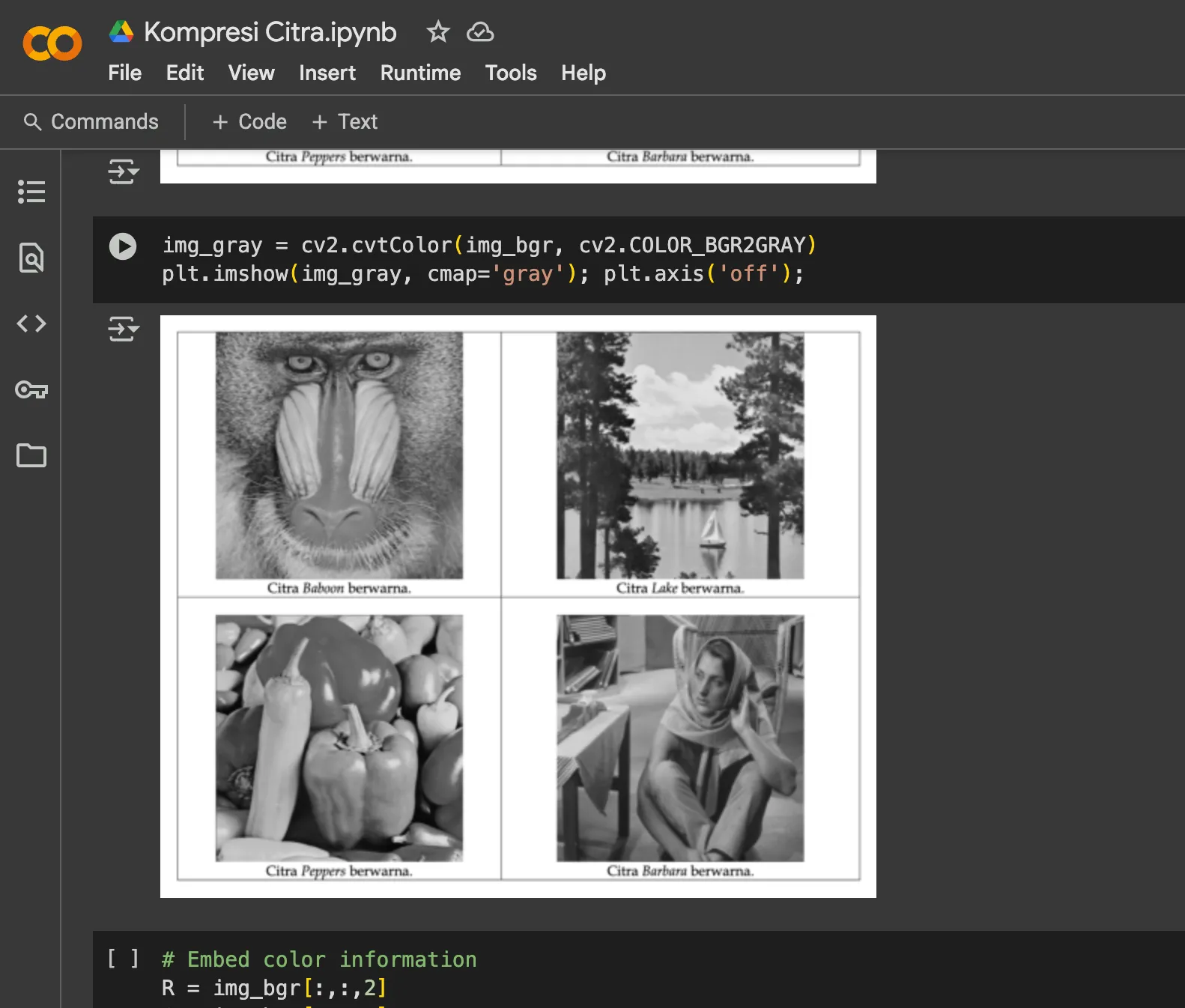 Kompresi Citra dengan Color-Embedded Grayscale Image dengan Python ...